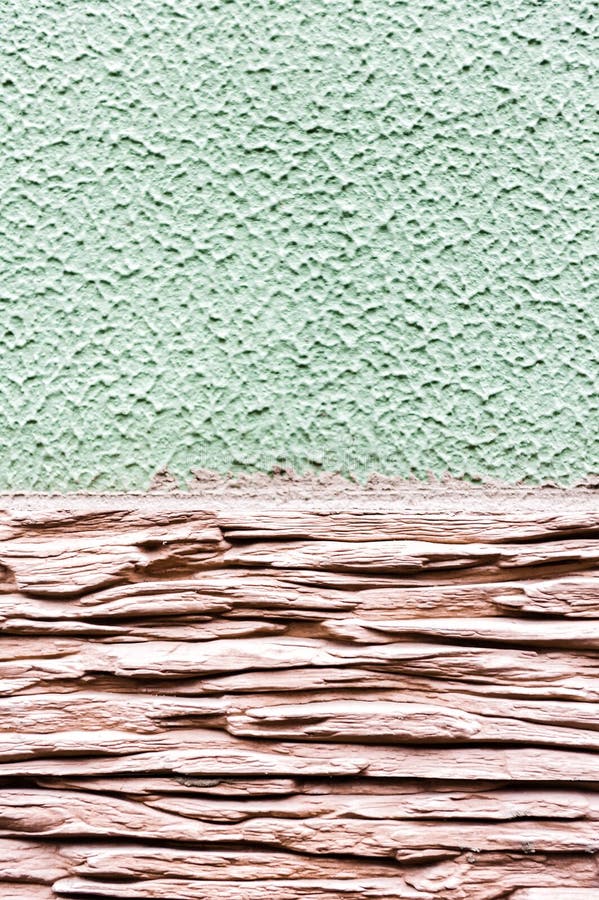 Rough Wall Texture Two Colors and Types of Surfaces Stock Image - Image ...