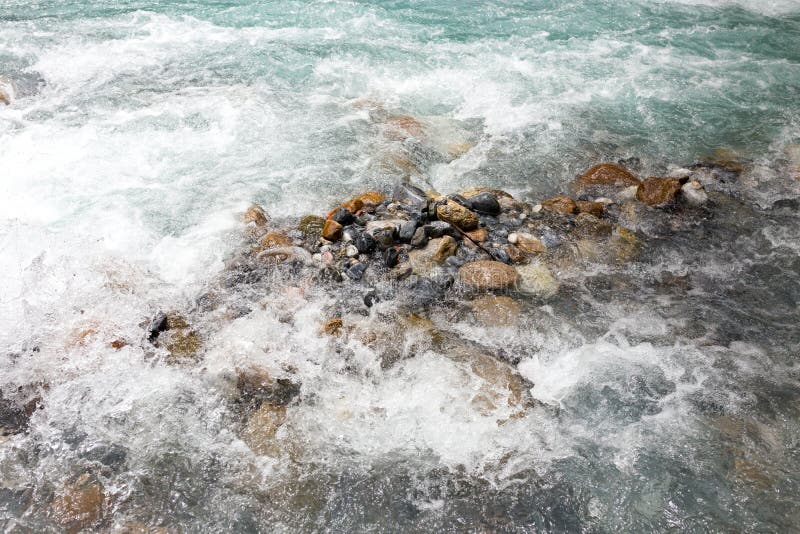 Rough Water in the River As a Backdrop Stock Photo - Image of nature ...