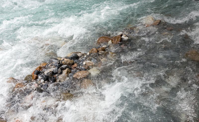 Rough Water in the River As a Backdrop Stock Photo - Image of deep ...
