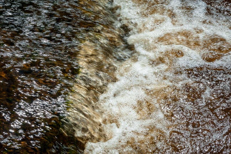 Rough Water of Spring River. Stock Image - Image of motion, rough ...