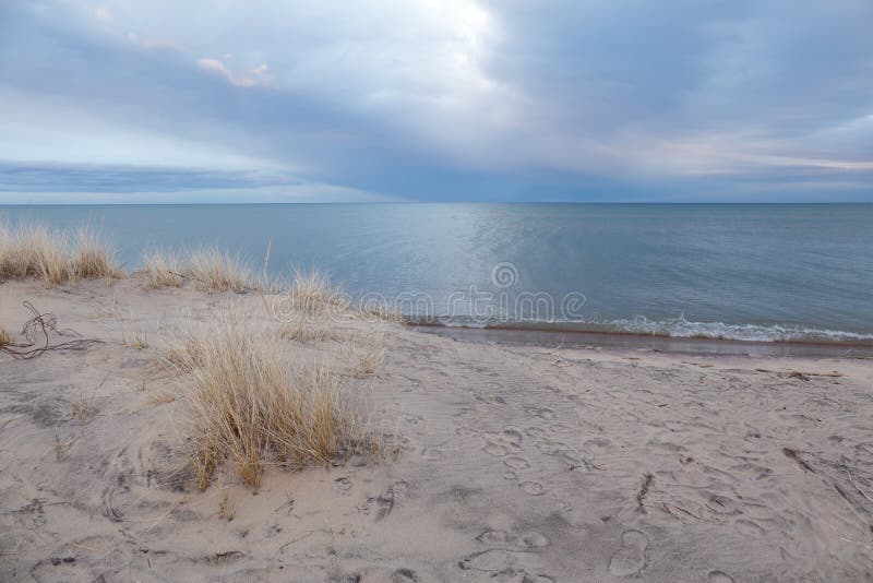 Rough Waters at the Beach stock photo. Image of lake - 144540902