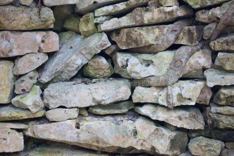 Rough Weathered Ancient Mayan Stone Wall Surface Texture Close Up Stock ...