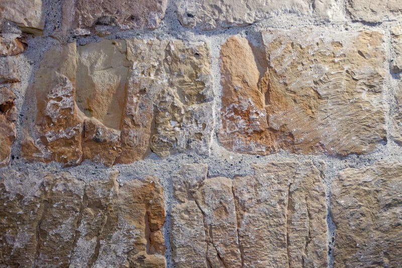 Rough Weathered Sandstone Surface Texture Close Up Stock Image - Image ...