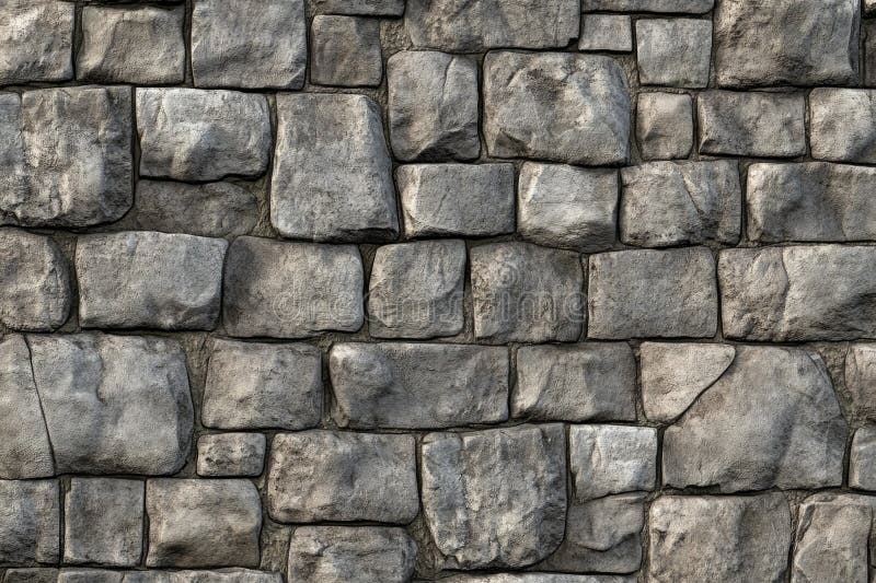 Rough White Limestone Wall Texture with Natural Shadows. Artificial ...