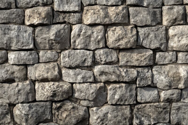 Rough White Limestone Wall Texture with Natural Shadows. Neural Network ...