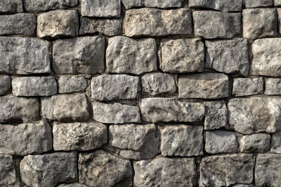 Rough White Limestone Wall Texture with Natural Shadows. Neural Network ...