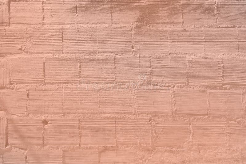 Roughcast on Brick Wall Pattern Texture Background Stock Photo - Image ...