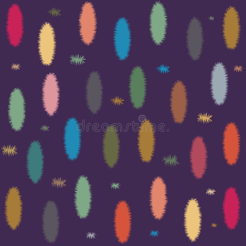 Roughen Vector Round Repeat Seamless Pattern. Perfect Design for Fabric ...