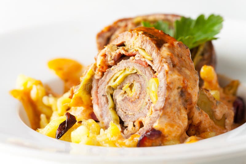 Roulade stock photo. Image of country, gravy, kitchen - 33262342