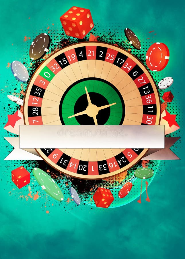 Roulette wheel background stock illustration. Illustration of lucky ...