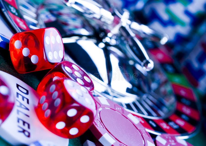 Roulette & Chips in Casino Stock Image - Image of gambling, odds: 4696755