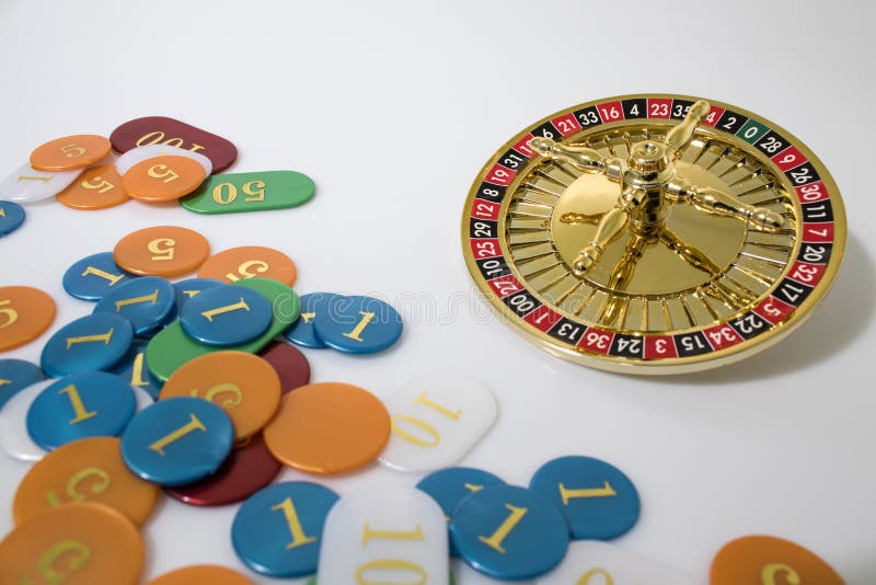 Roulette chips stock photo. Image of casino, luck, chance - 13343438