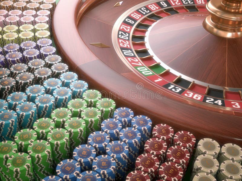 Roulette Chips stock photo. Image of fortune, luck, choice - 44472432