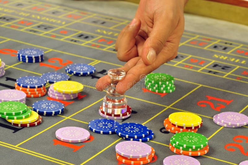 Roulette dealer stock image. Image of play, hand, risk - 37930023