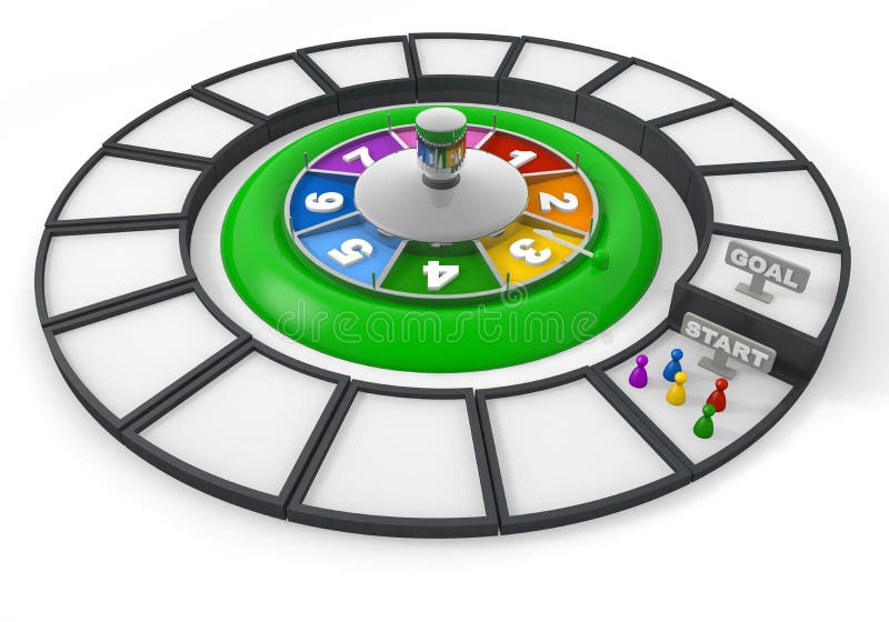 Numbers 1 To 10. 10 Numbers. Game Board Stock Illustration ...