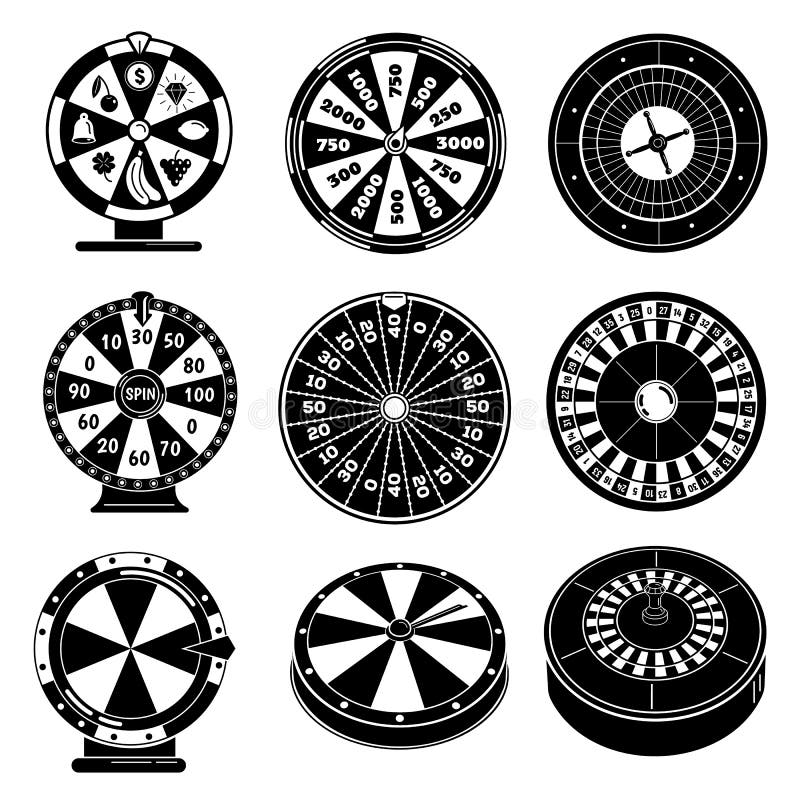 Simple Roulette Wheel Vector Stock Illustrations – 470 Simple Roulette ...