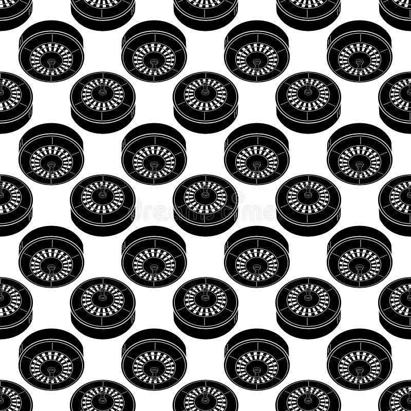Roulette Pattern Seamless Vector Stock Vector - Illustration of vegas ...