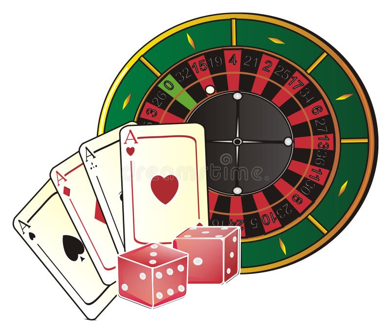 Roulette and signs stock illustration. Illustration of symbol - 92027507