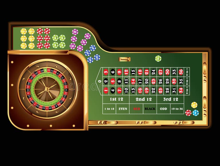Roulette Table Layout Stock Illustrations – 304 Roulette Table Layout ...