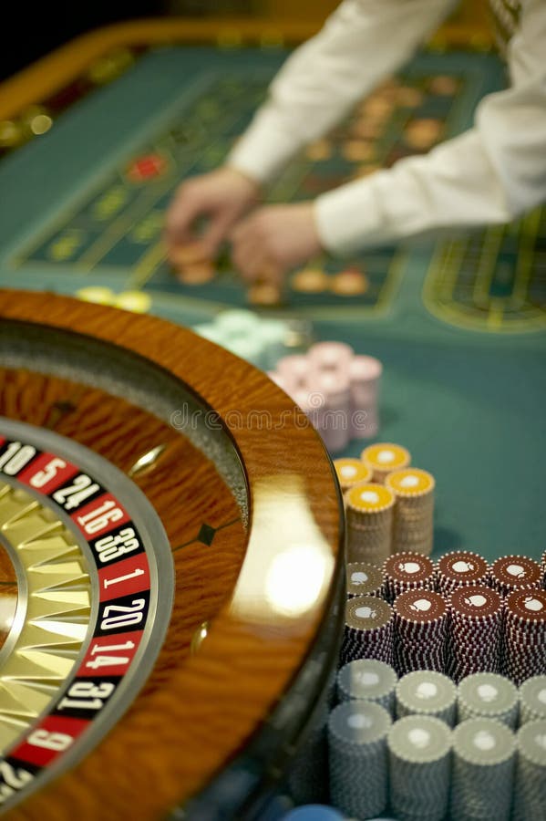 Roulette table stock photo. Image of conferences, poker - 9531252