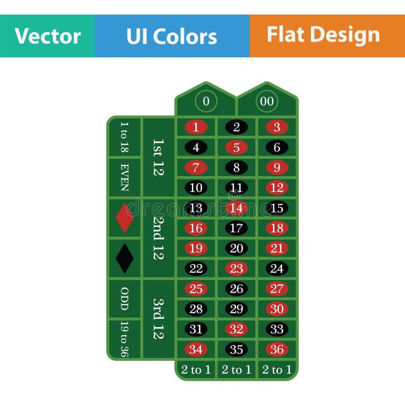 Circle Roulette Table Stock Illustrations – 732 Circle Roulette Table ...
