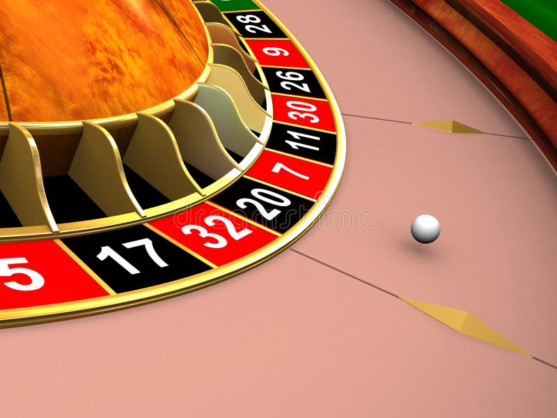 Roulette wheel stock illustration. Illustration of rendered - 1854242