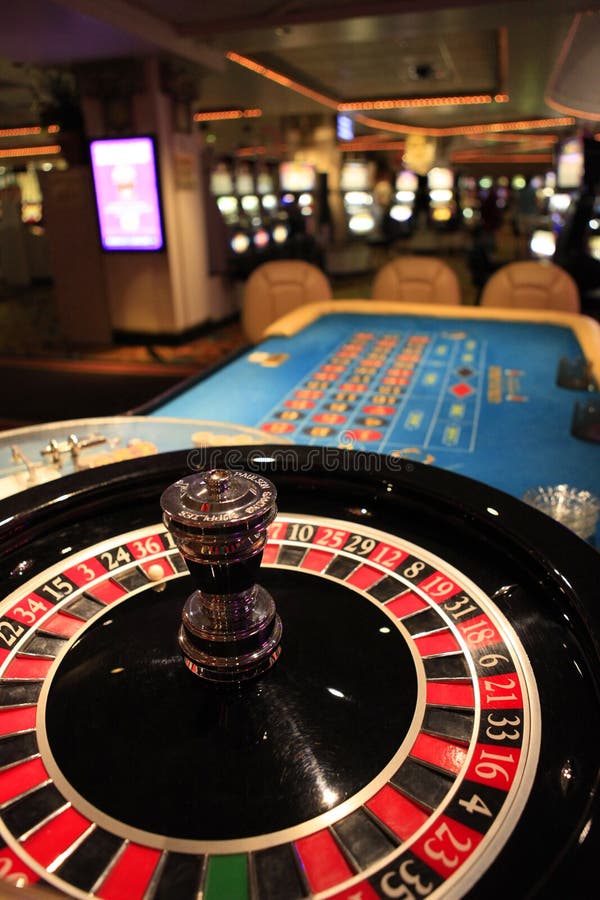 Roulette wheel in casino stock photo. Image of monte - 88203144