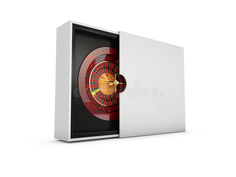 Roulette Wheel Isolated on White Background. 3d Illustration Stock ...