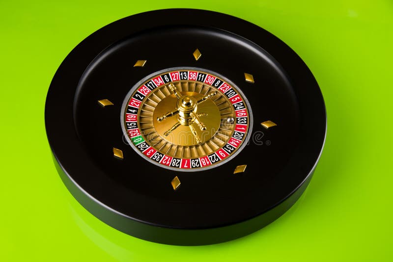Roulette Wheel Running in a Casino Stock Image - Image of activity ...