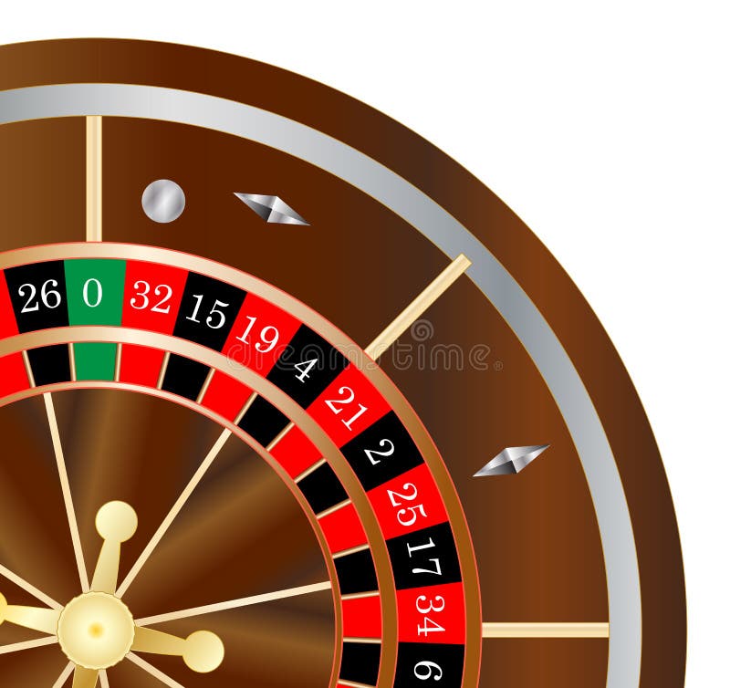 Roulette Wheel Spin stock vector. Illustration of drawing - 80300404