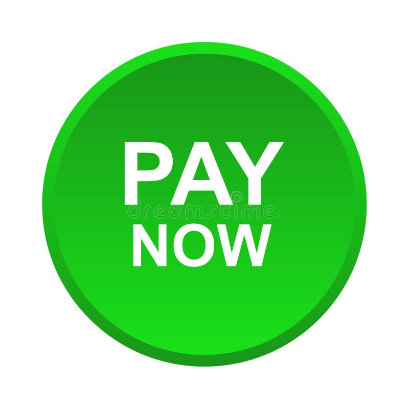 Pay now button stock vector. Illustration of availability - 153737077