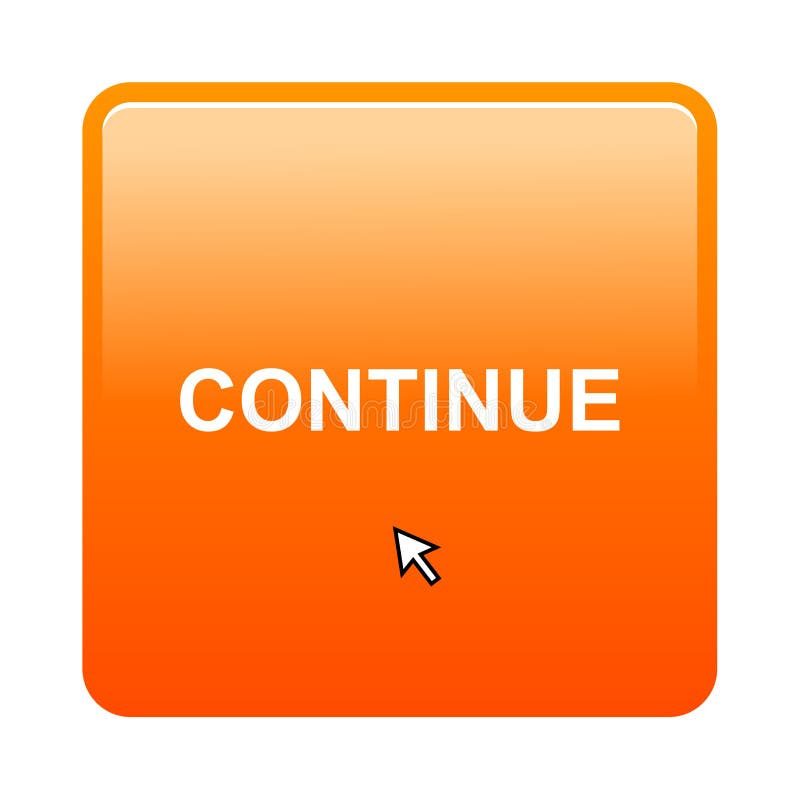 Continue button stock vector. Illustration of continue - 153775326