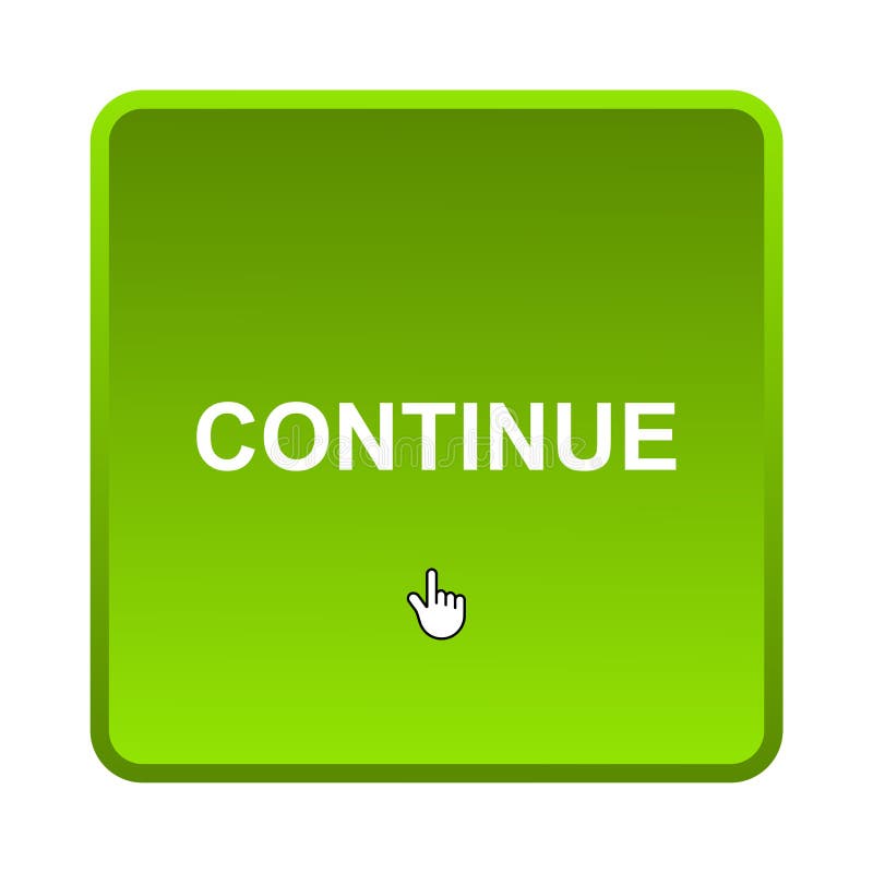 Continue button stock vector. Illustration of graphic - 153775364