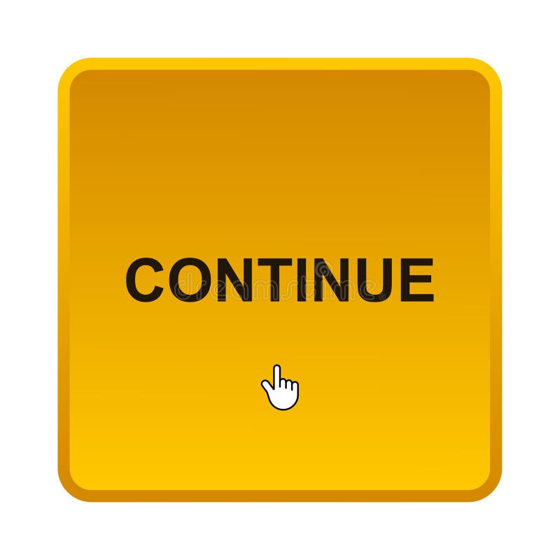 Continue button stock vector. Illustration of graphic - 153750091