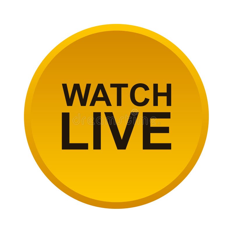 Watch live button stock vector. Illustration of abstract - 156487119