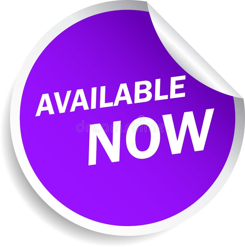 Available Now Vector Sticker Stock Illustration - Illustration of final ...