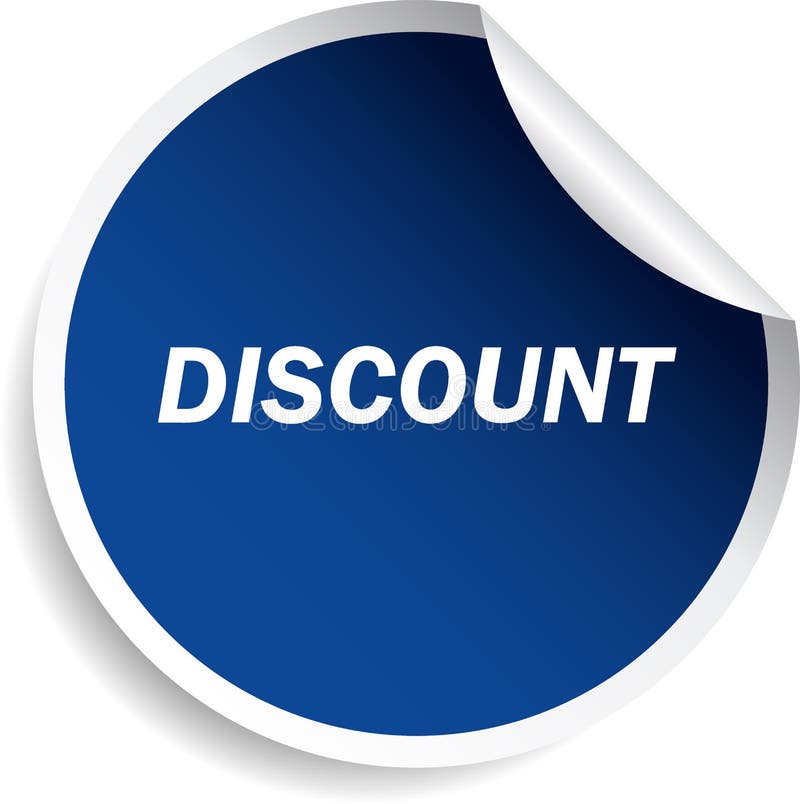 Discount vector sticker stock illustration. Illustration of design ...