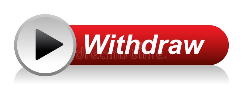 Withdraw money web button stock illustration. Illustration of account ...