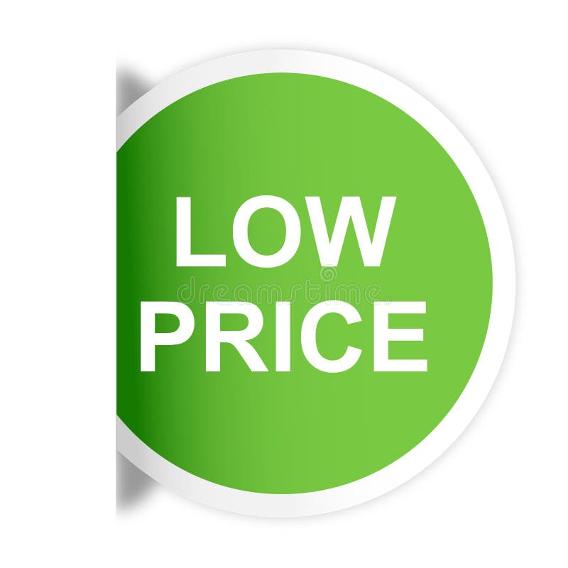 Low Price Sticker Vector Illustration Stock Illustration - Illustration ...