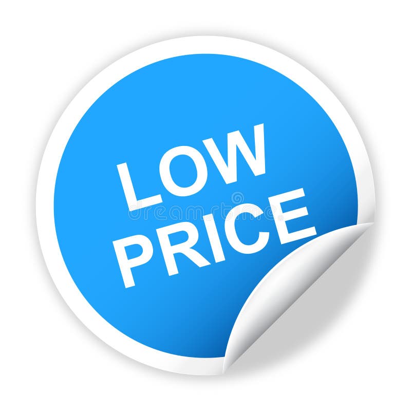 Low Price Sticker Vector Illustration Stock Illustration - Illustration ...
