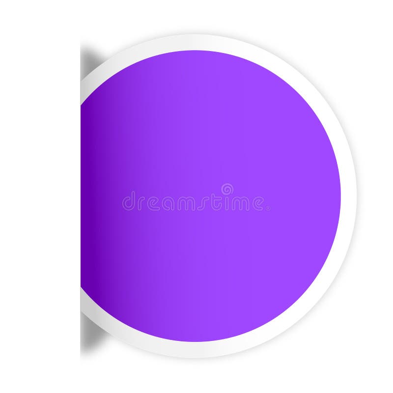 Sticker Plain Empty Vector Illustration Stock Illustration ...