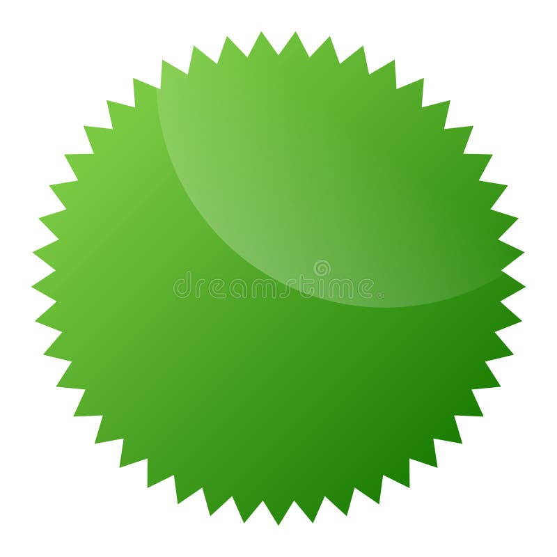 Sticker Plain Empty Vector Illustration Stock Illustration ...