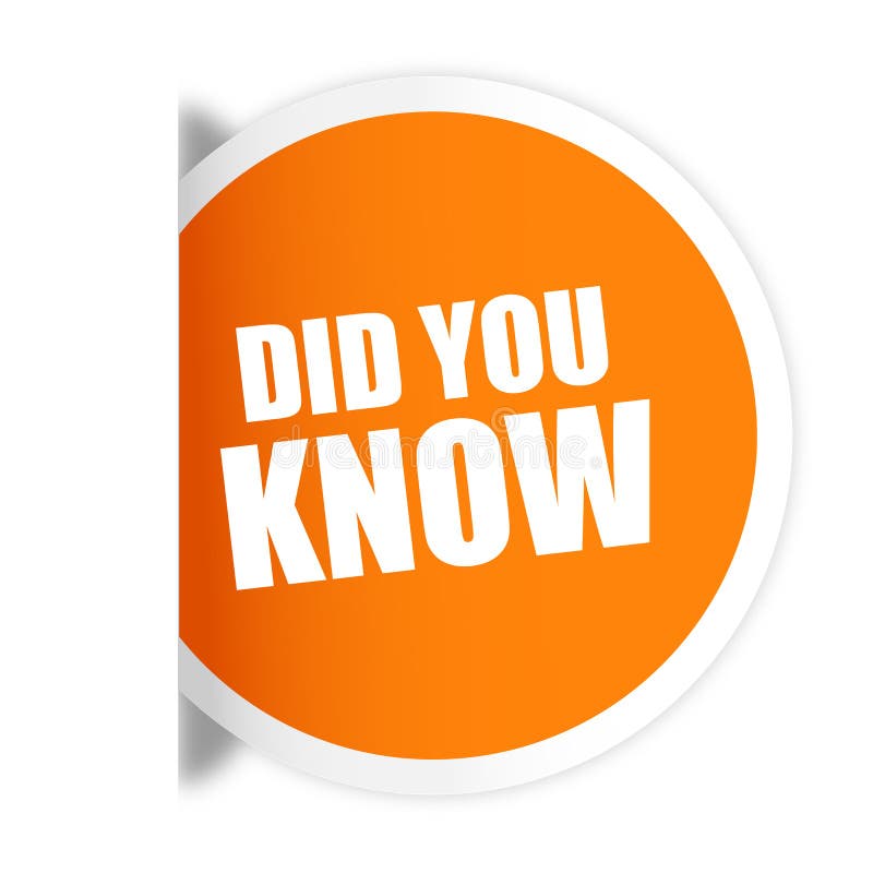 Did You Know Sticker. Did You Know Sign Set Stock Vector - Illustration ... Did You Know Sticker. Did You Know Sign Set Stock Vector - Illustration ...