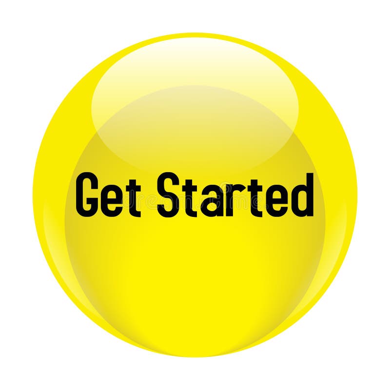 Get started button stock vector. Illustration of buttons - 251858326