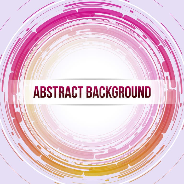 Round Abstract Background stock illustration. Illustration of ...