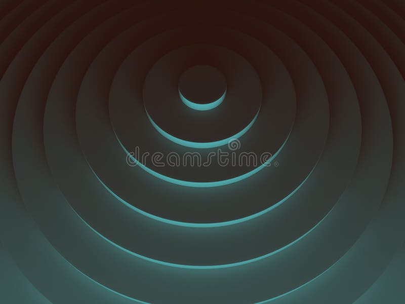 Round Abstract Background Image. 3D Stock Illustration - Illustration ...