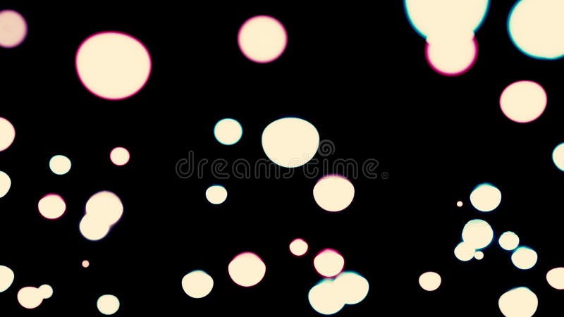 Round Abstract Flashing Lights. Design. Random Flashing and Glittering ...