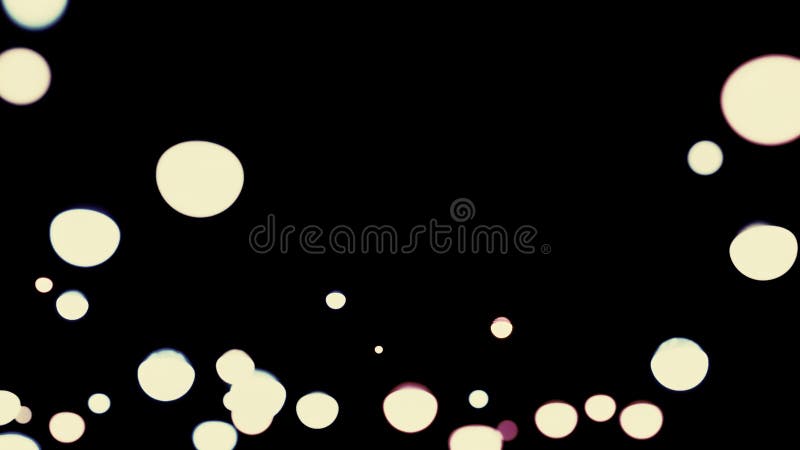 Round Abstract Flashing Lights. Design. Random Flashing and Glittering ...