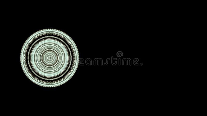 Round Abstraction of Speed Motion Spinning Particles, Giving Hypnotic ...