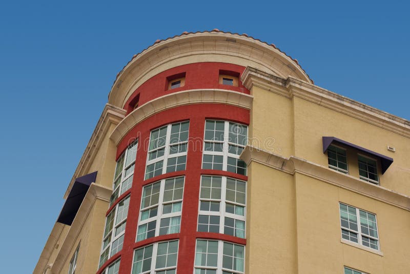 Round apartment building stock photo. Image of corner - 18503676